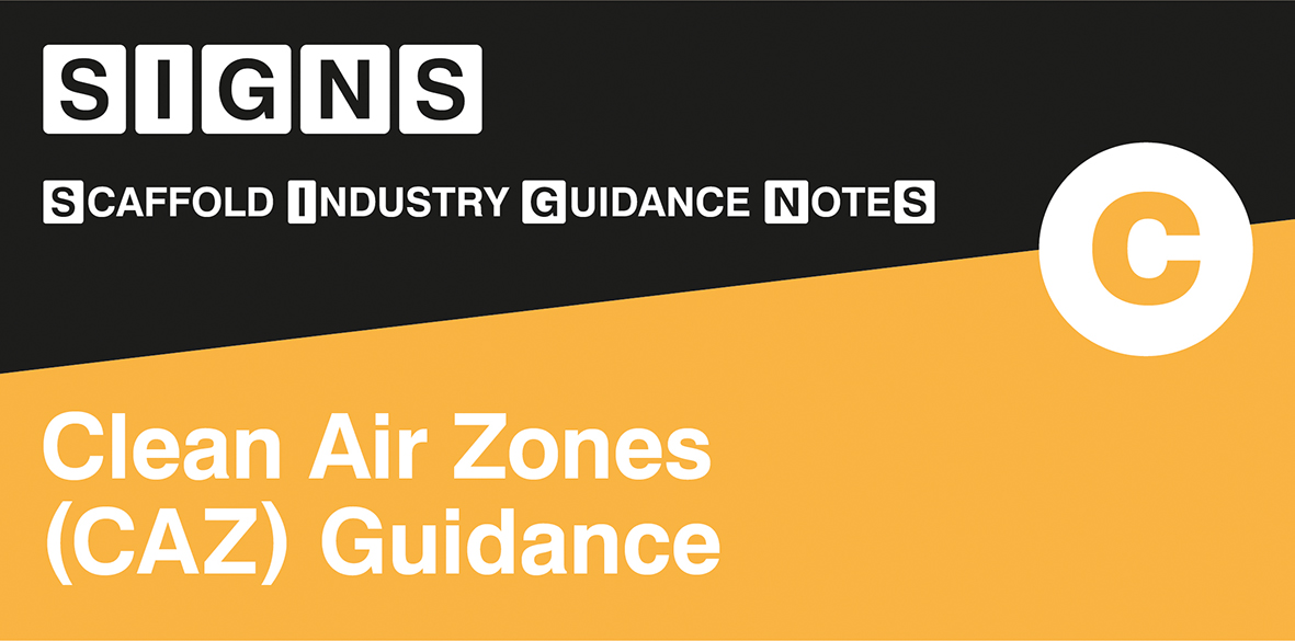 SIGNS Clean Air Zones Guidance – Scaffolding Association